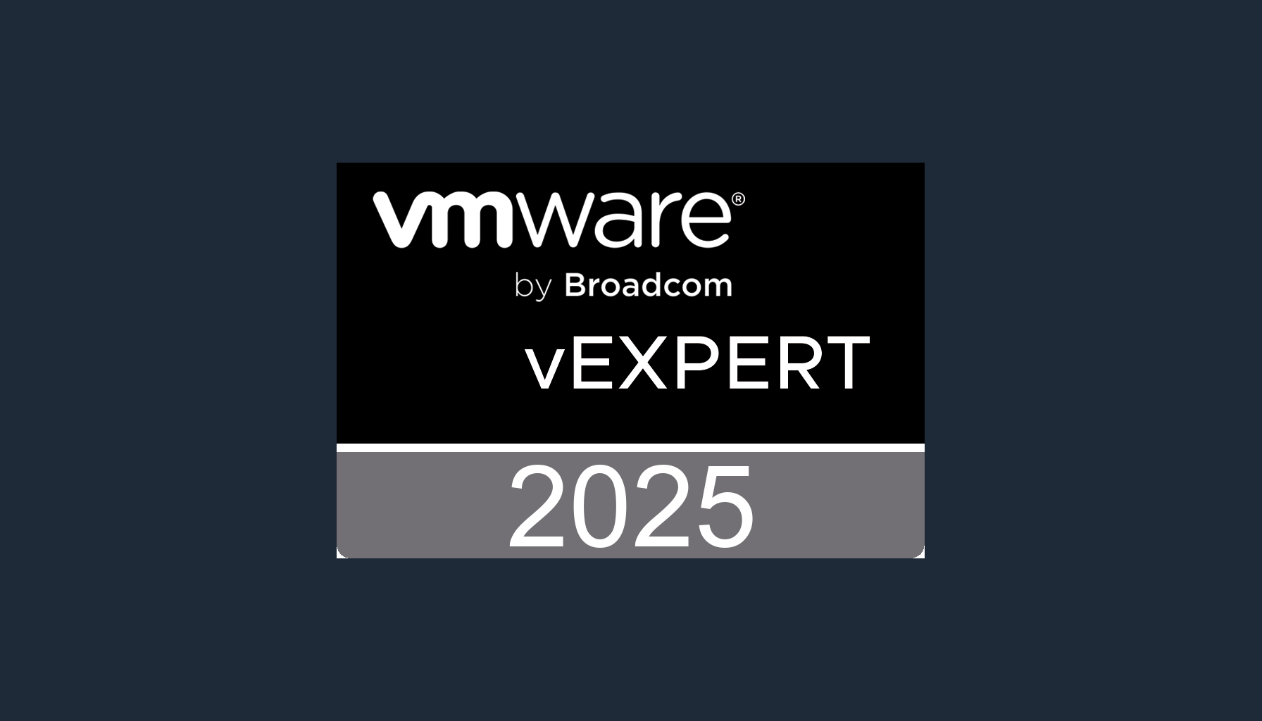 VMware vExpert 2025 | Be-Virtual.net